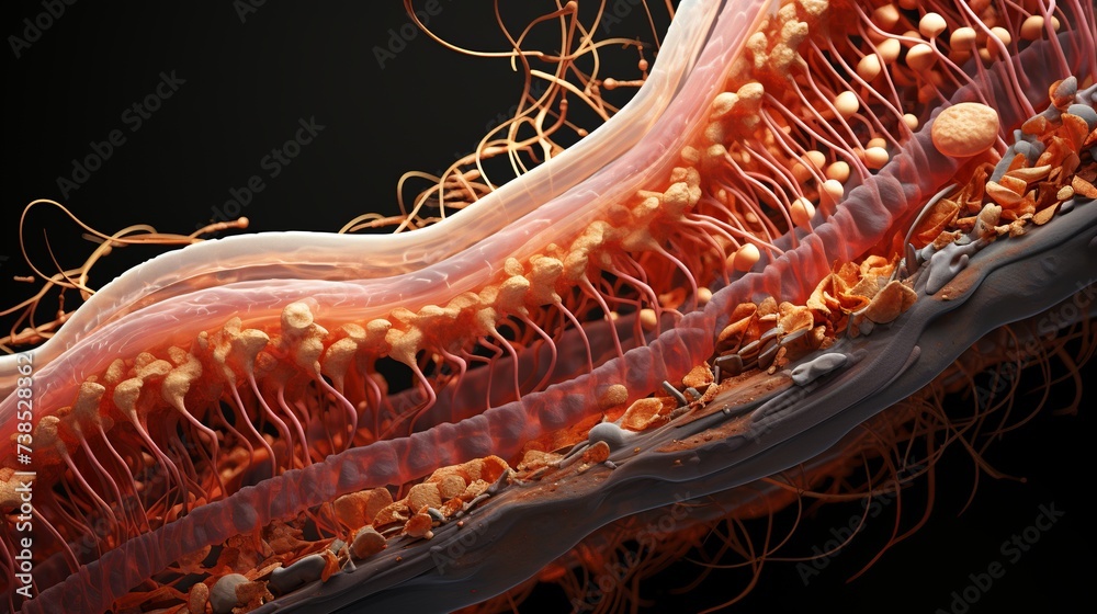 The anatomical structure of a Basil bacterial cell when magnified using ...