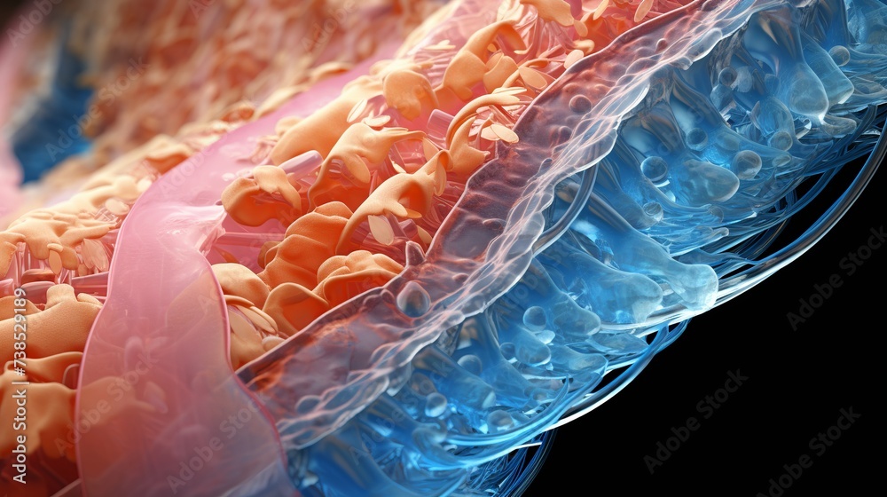 The anatomical structure of a Basil bacterial cell when magnified using ...