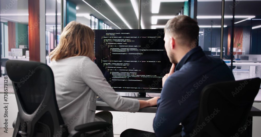 Computer Programmer Using Development Software Stock Photo | Adobe Stock Computer Programmer Using Development Software Stock Photo | Adobe Stock