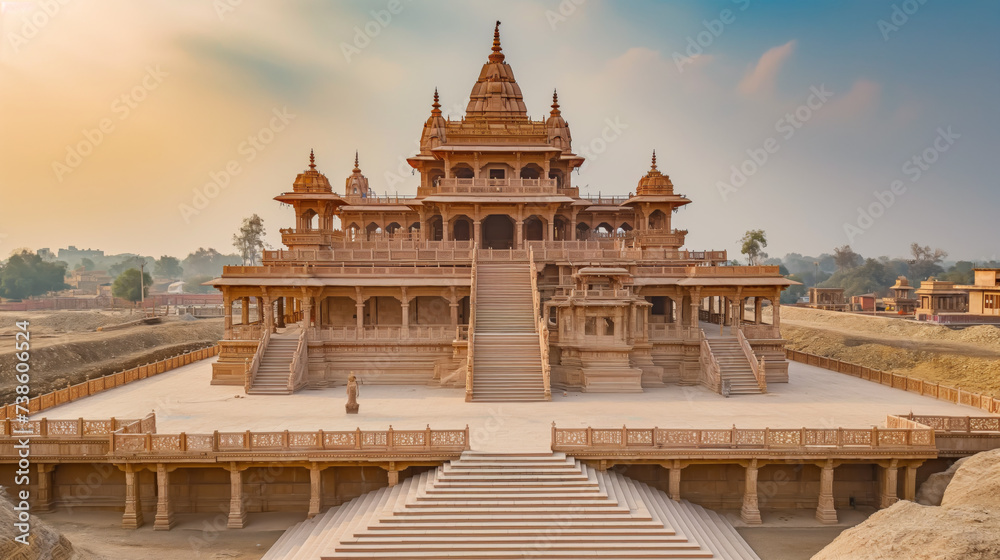 Captivating view of the newly constructed Shri Ram Mandir, Ayodhya ...