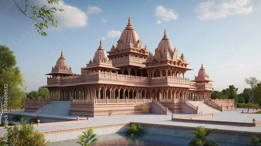 Captivating view of the newly constructed Shri Ram Mandir, Ayodhya ...
