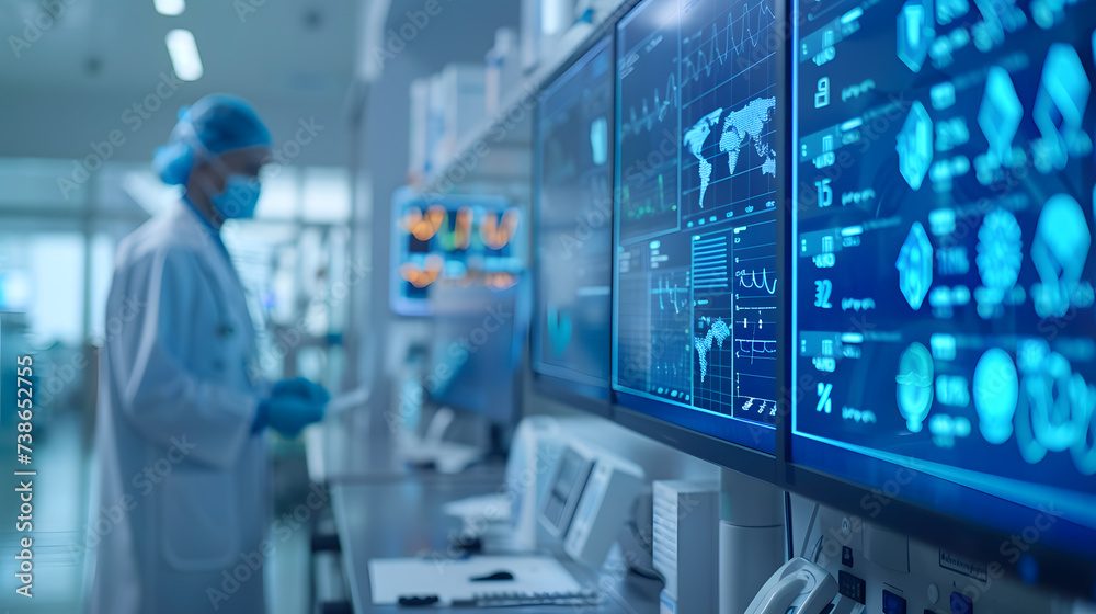 Explore healthcare analytics with this highly detailed photograph ...