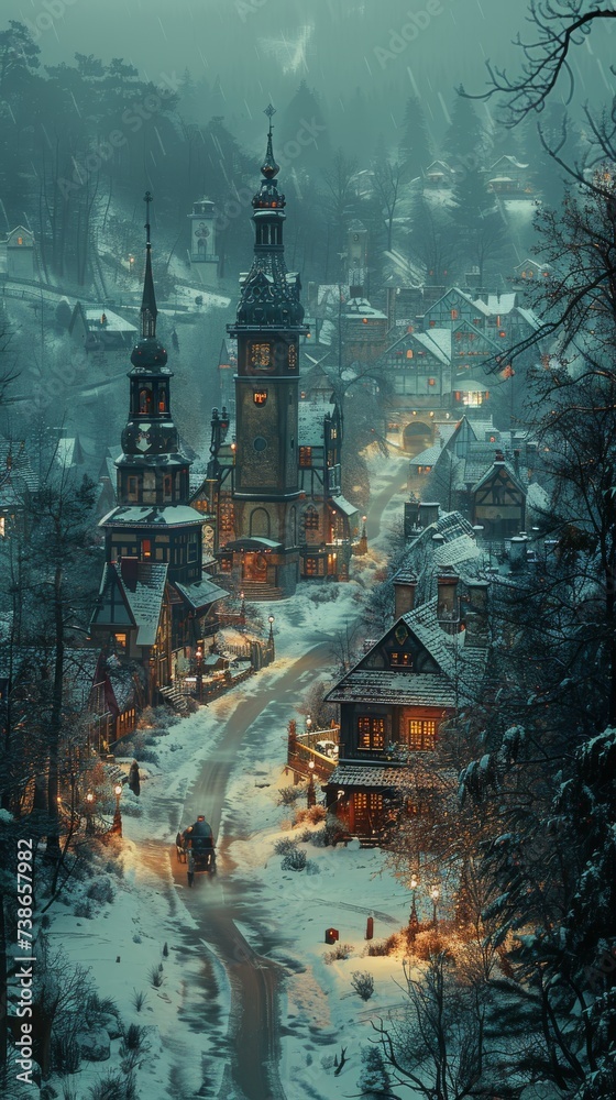 Time frozen village stuck in the medieval era invisible to the outside ...