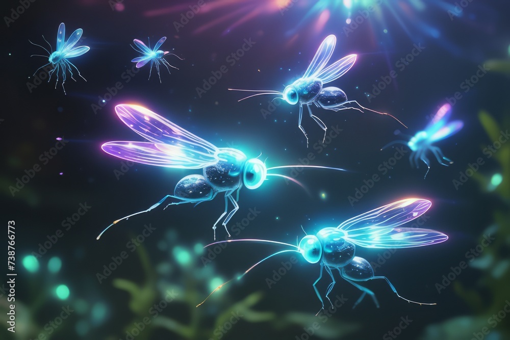 illustration of a group of insects illustration of a group of insects ...