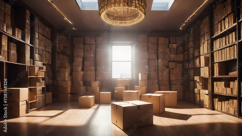 Play with optical illusions, using boxes to create depth, shadows, and ...