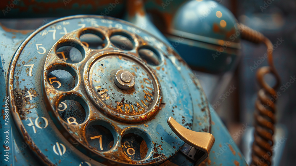 Evoking a sense of nostalgia, a close-up image showcases the dusty ...