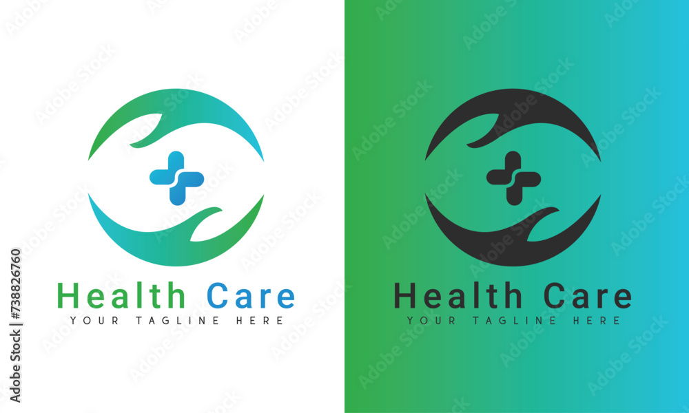 Health Care Logo Design Hospital Medical Logotype Plus Sign Stock ...