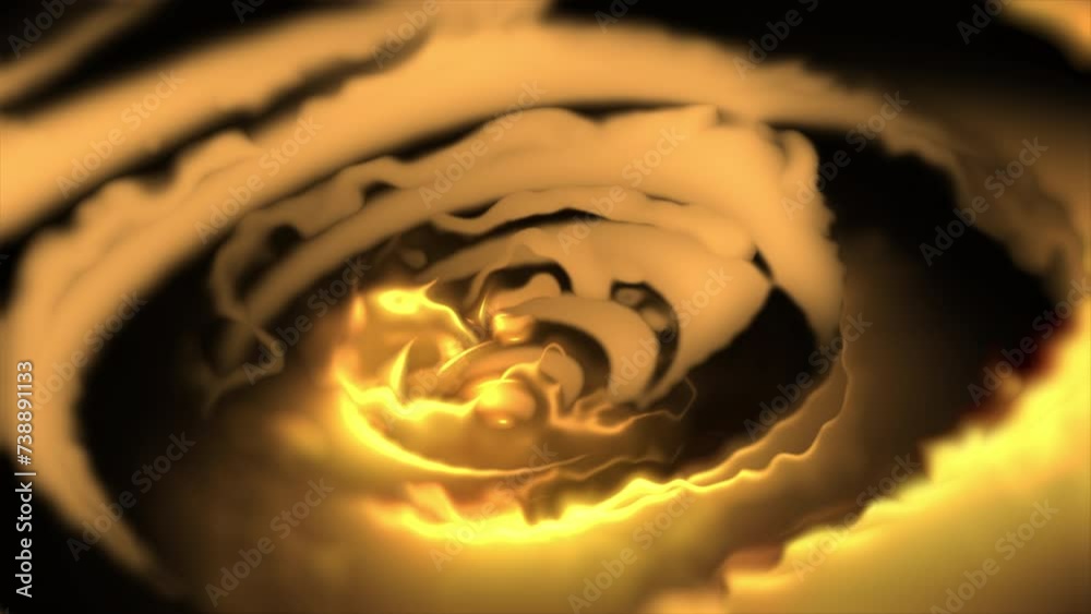 Spiral Galaxy Rotation Loop With Millions Of Stars - 4K Rotating Spiral ...