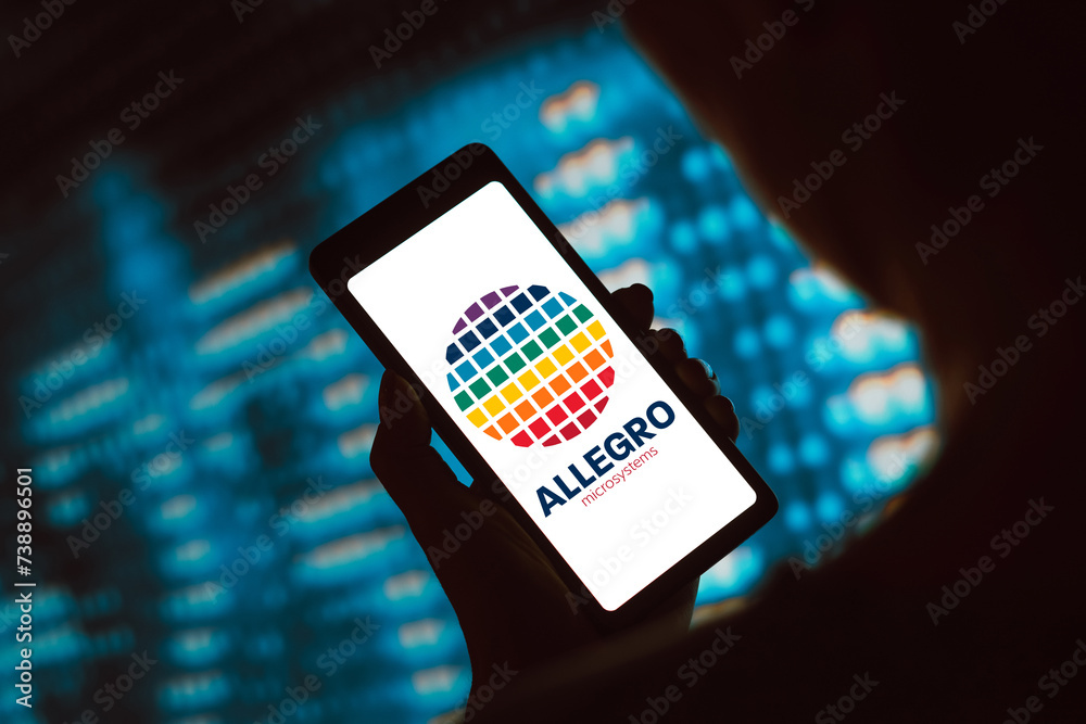 February 17, 2024, Brazil. In this photo illustration, the Allegro ...