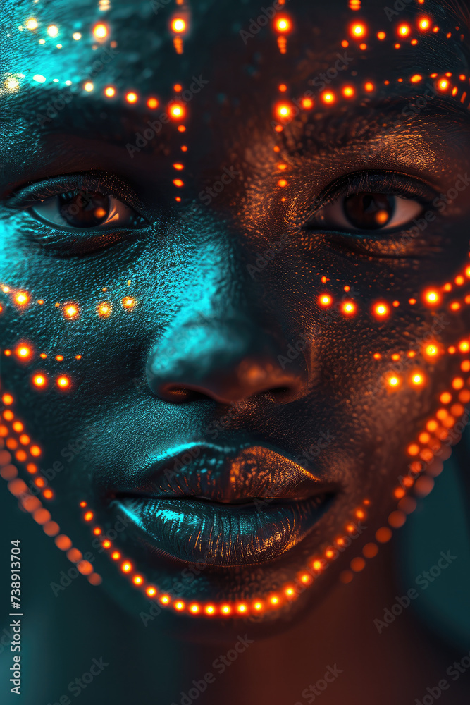 Future Faces: Afrofuturism and the Web of Artificial Intelligence Stock ...