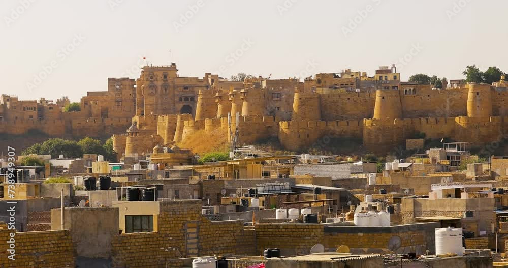 Jaisalmer is also known as Golden City located in the middle of Thar ...