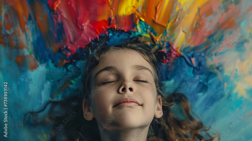 A young advocate campaigning for mental health awareness and ...