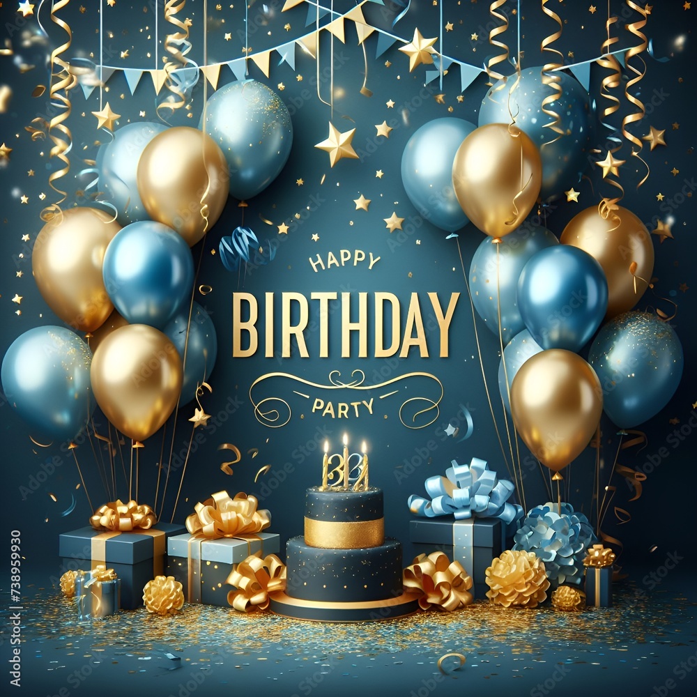 Happy birthday moments holiday cheer time to celebrate life party ...