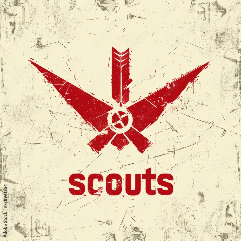 Rugged Scouts Emblem: Tradition Meets Adventure, logo for scouts Stock ...