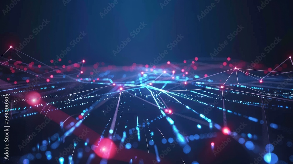 A 3D vector illustration of "connect" and "disconnect", representing a ...