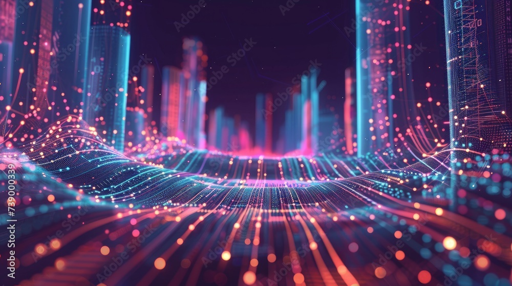 A 3D vector illustration of "connect" and "disconnect", representing a ...