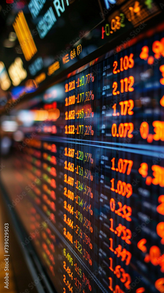 Depict the tension and triumph of stock market fluctuations Stock Photo ...