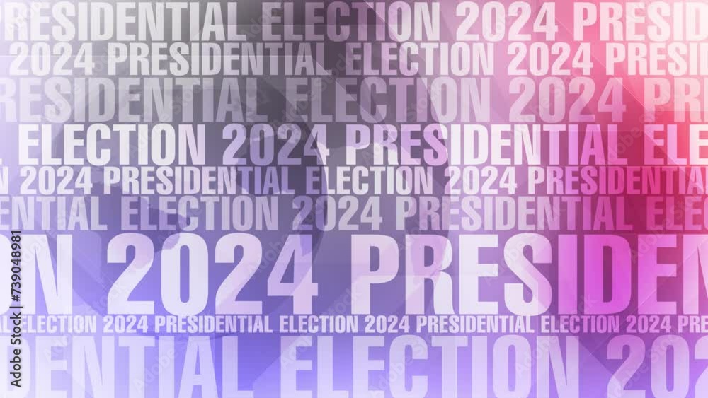 Election background with presidential election text and world globe ...