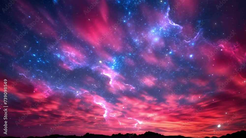 beautiful sky background. interstellar illustration. an extraordinary ...