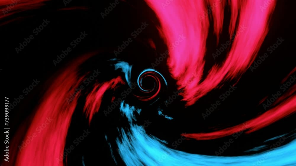 Abstract vortex effect animation of seamless loop. twisted light ...