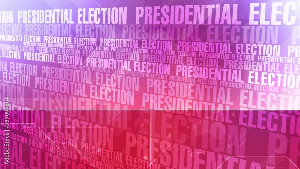 Voting for presidential election creative layout with world map, font ...