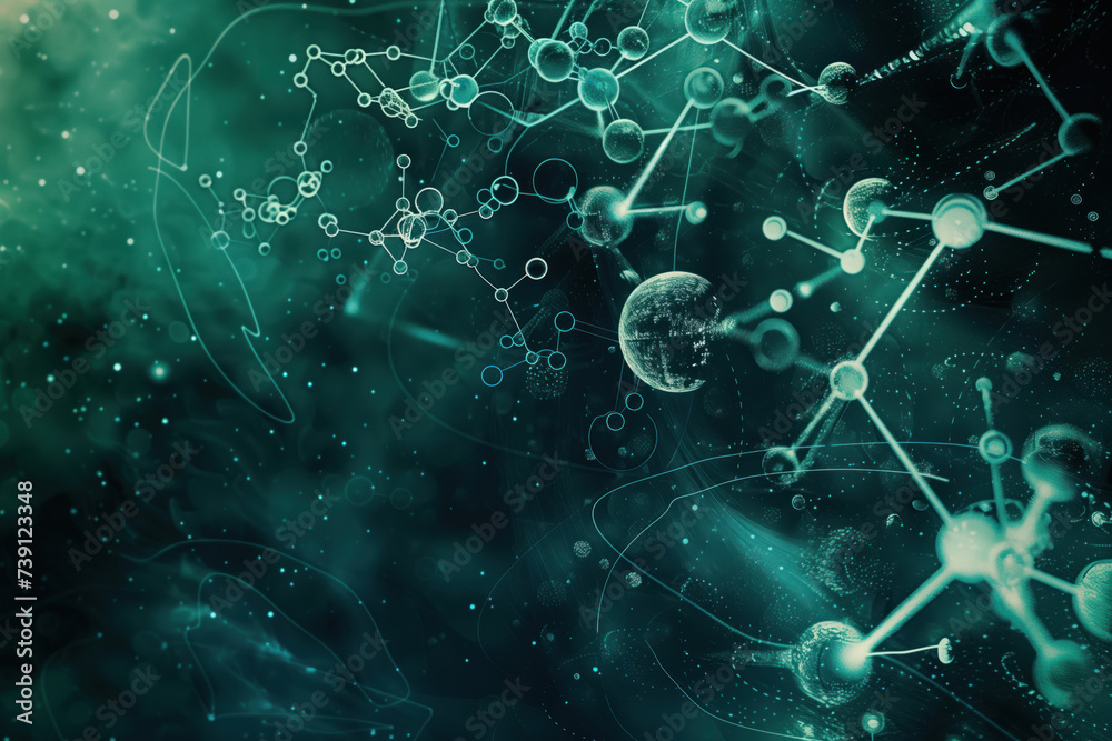 Abstract colorful background image. General science. Created with ...