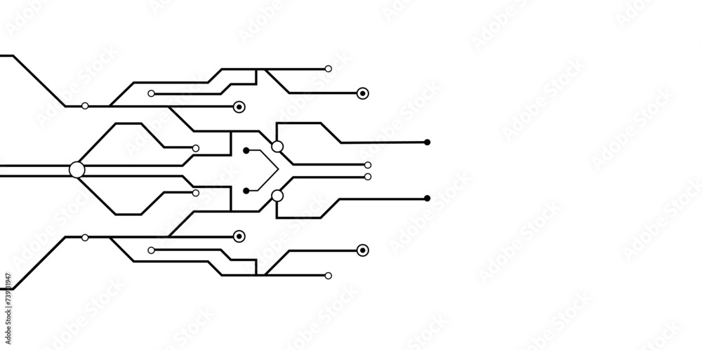 High-tech technology texture circuit board texture. Abstract background ...