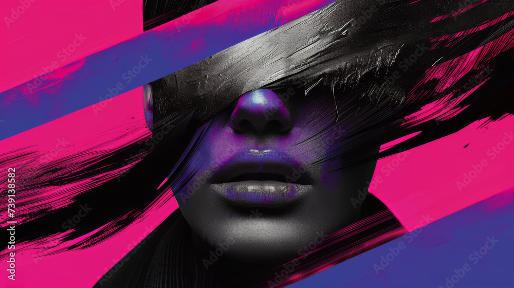 Edgy and modern layout of high end fashion shoot in combination with ...