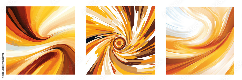 Abstract background yellow brown motion, Isolated Transparent ...