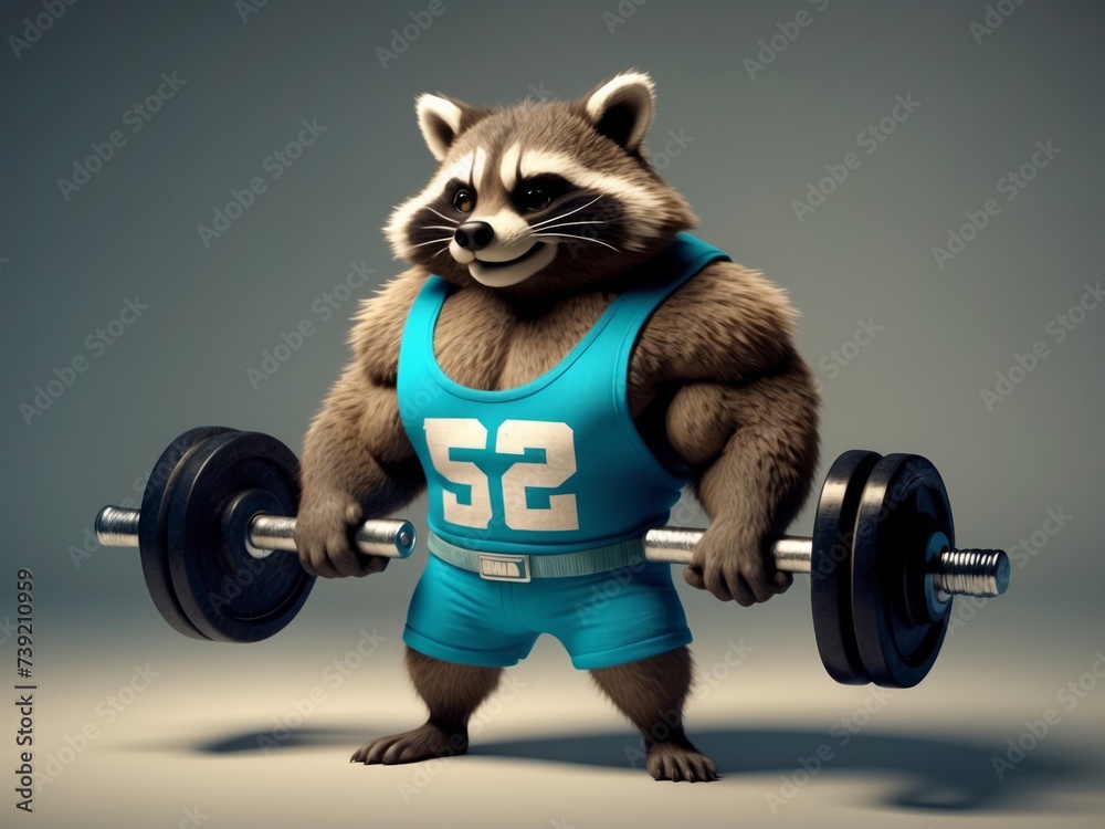 Classic bodybuilder archetype, featuring an unlikely yet amusing ...