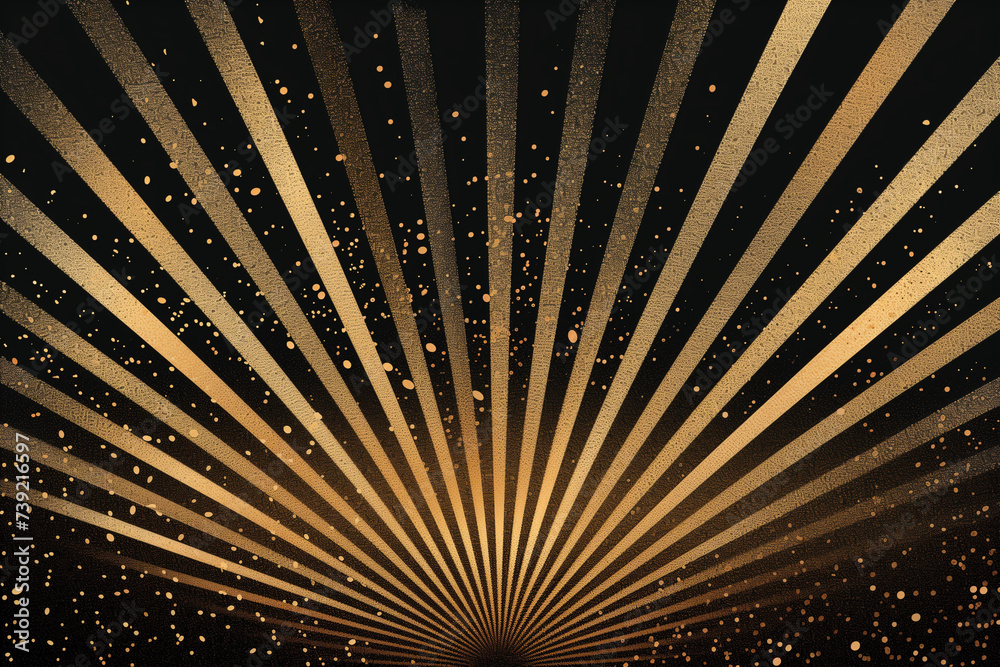 An abstract black background fades into a spectrum of melanin tones ...