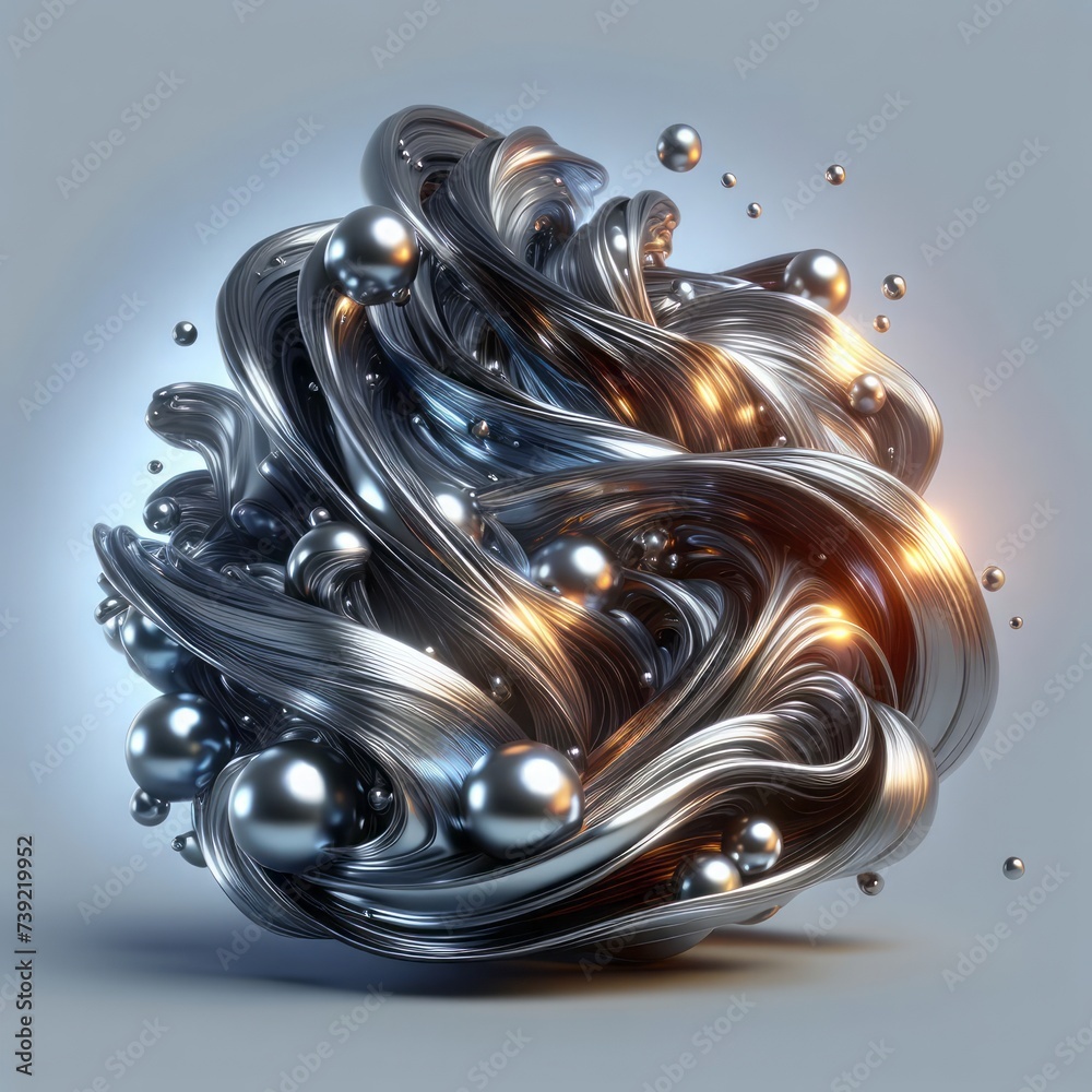 Liquid metal texture background Stock Illustration | Adobe Stock