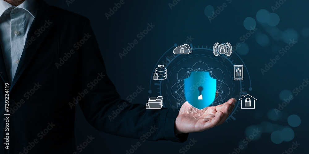 Cyber security and privacy protection network security computer and ...