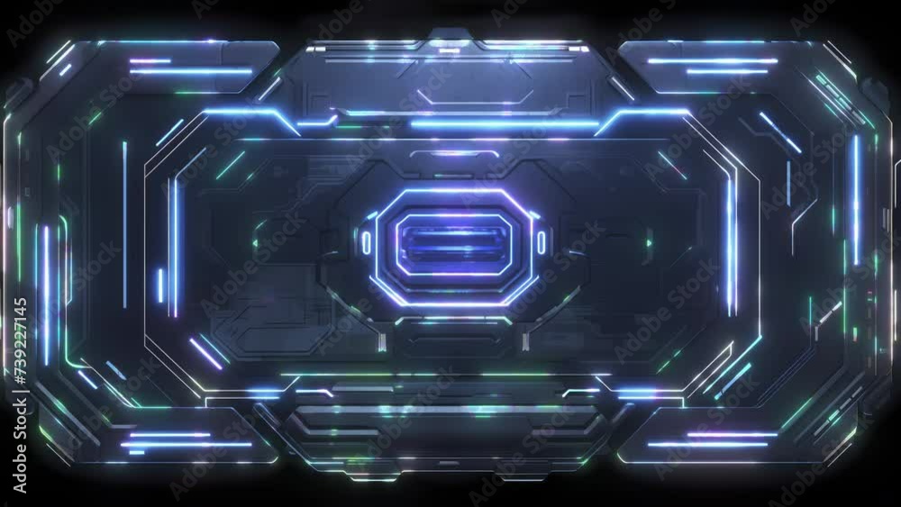 Modern for tech background design Futuristic HUD, UX, GUI interface ...