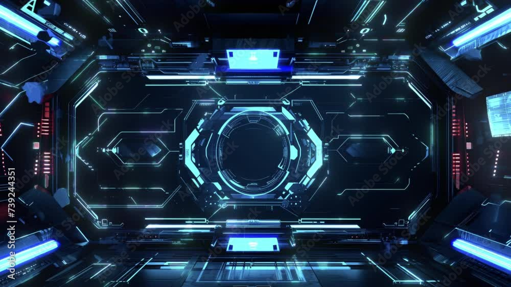 Modern for tech background design Futuristic HUD, UX, GUI interface ...