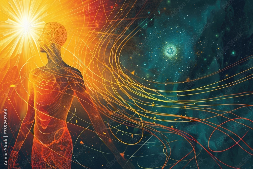 Diagram showing the potential connection between solar activity ...