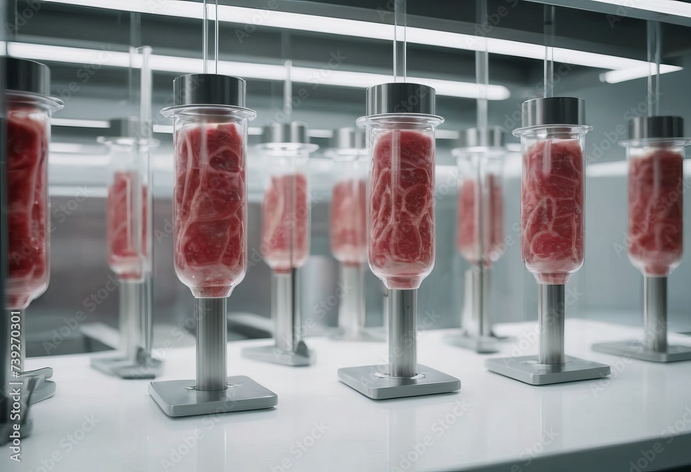 Clean cell-based meat. Muscle and connective tissue cultured from ...