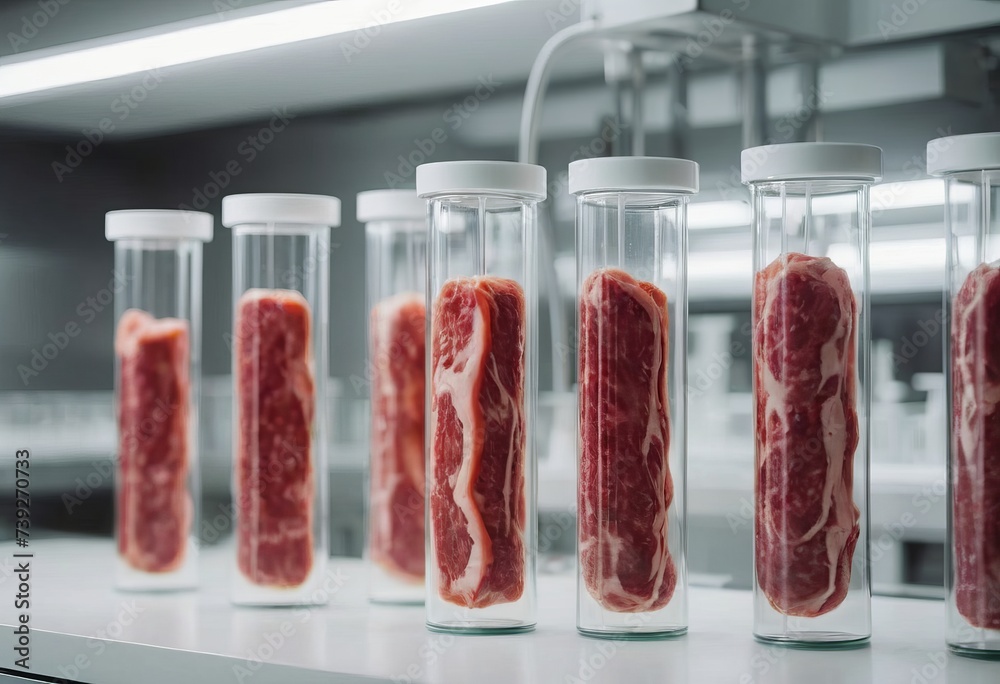 Clean cell-based meat. Muscle and connective tissue cultured from ...