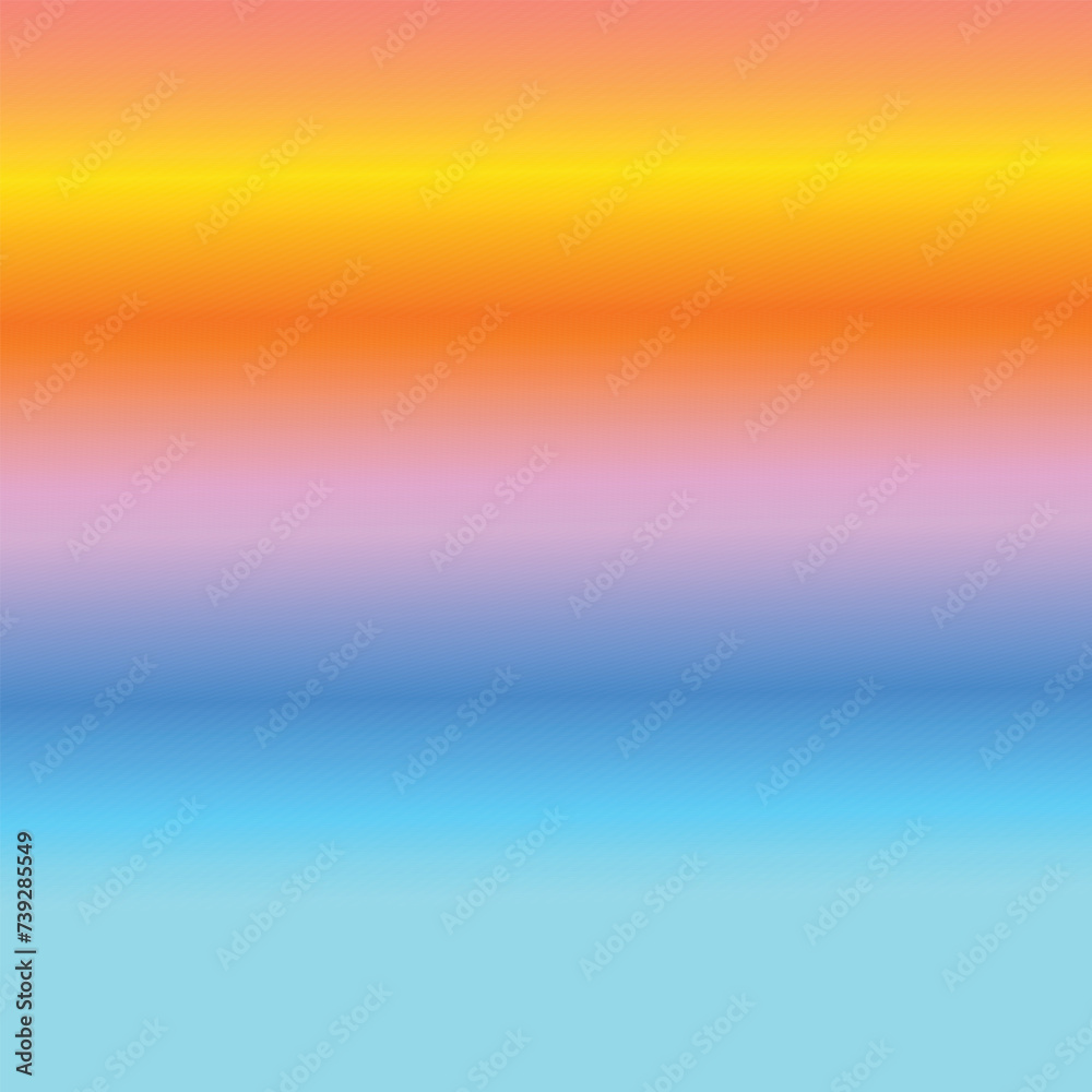 Sense of Depth Underwater Coral Reef Gradient Background. Visually ...