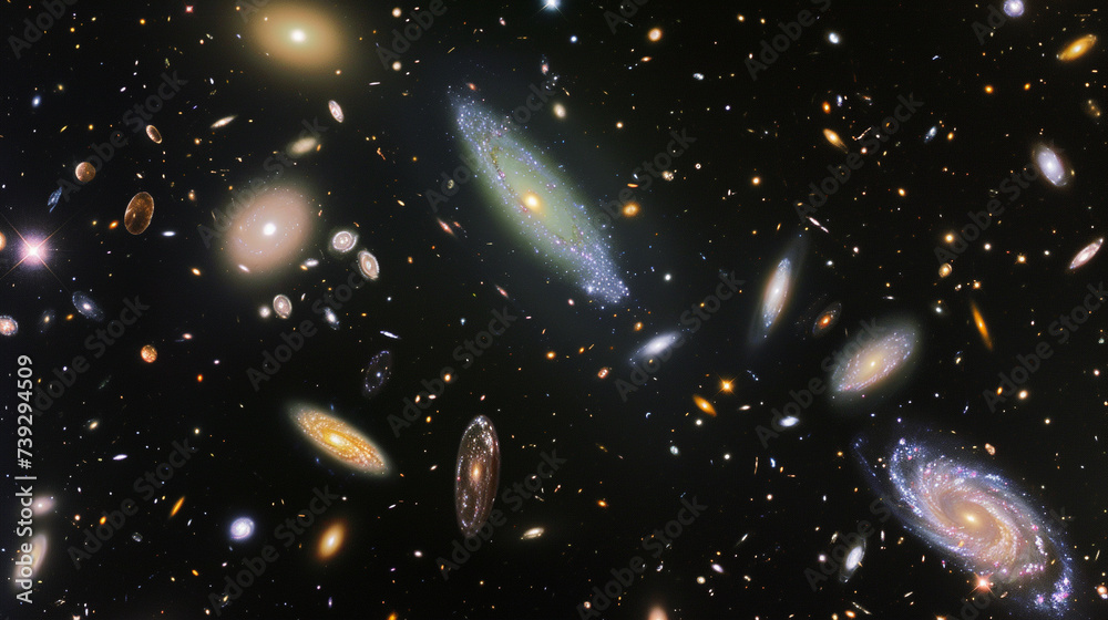 ภาพประกอบสต็อก Galactic Core Close-Ups: Zoom in on the center of the ...