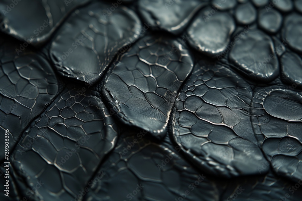 Snake Skin, detailed dark snake skin texture. Stock Photo | Adobe Stock