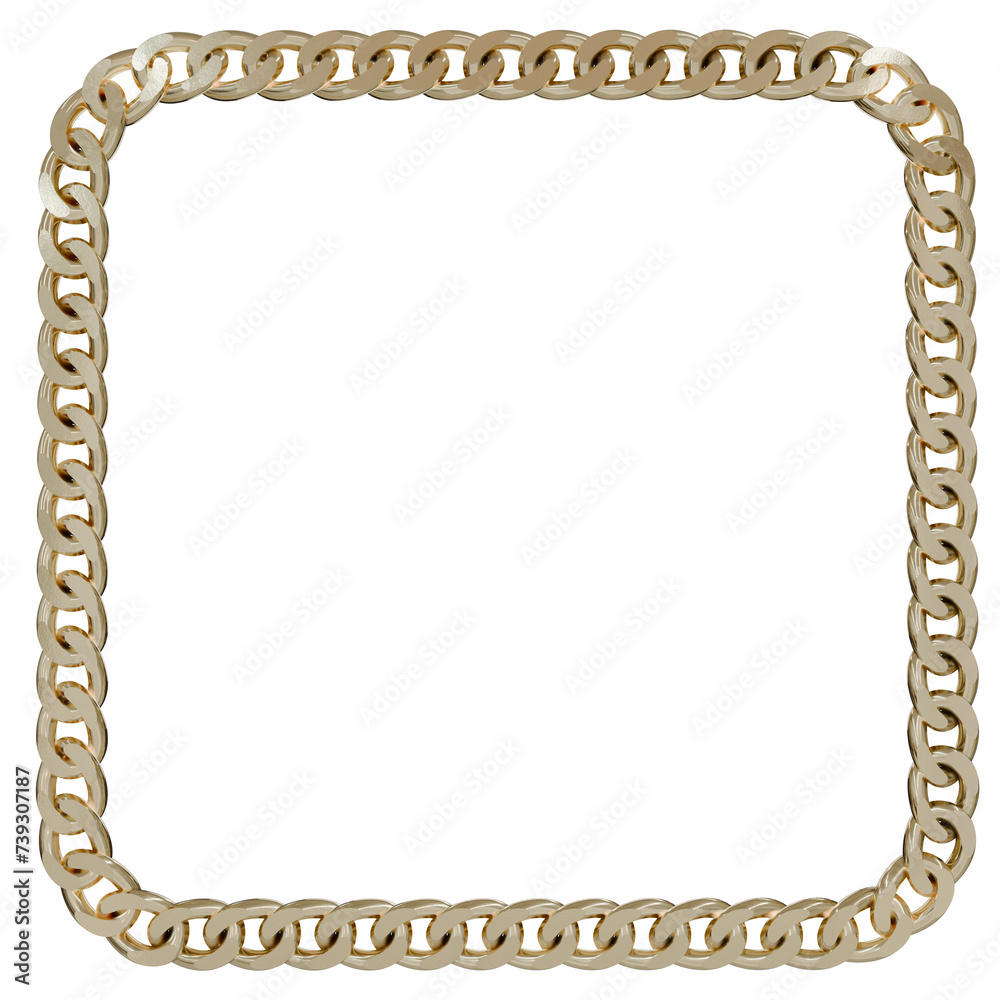 Modern Heirloom: Vintage Cuban chains reimagined in 3D! This square ...