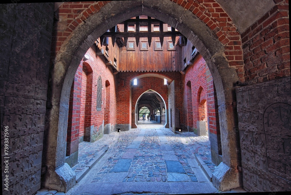 Gothic Teutonic Castle, the largest defensive fortress built of brick ...