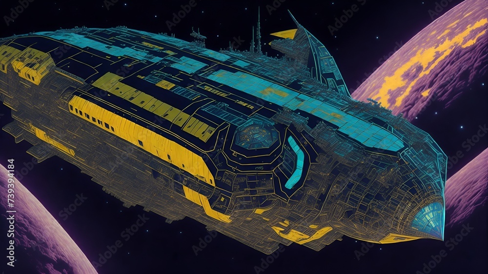 This stunning photograph captures the main subject - a massive ...