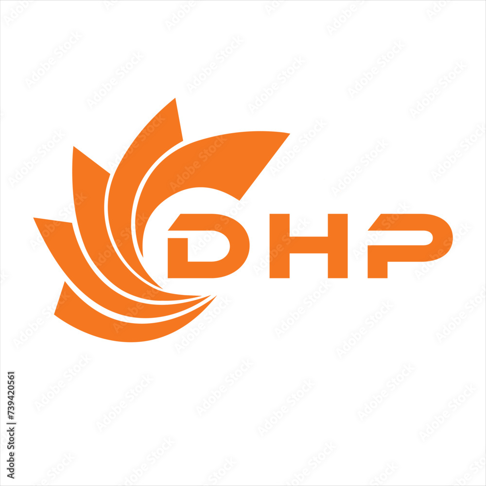 DHP letter design. DHP letter technology logo design on white background. DHP Monogram logo ...
