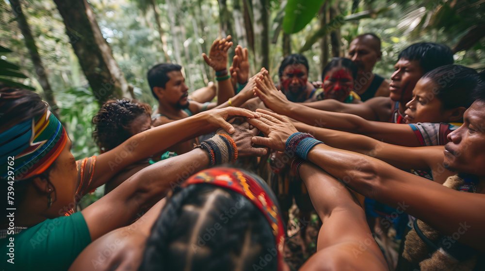 Environmental activists collaborating with indigenous communities to ...