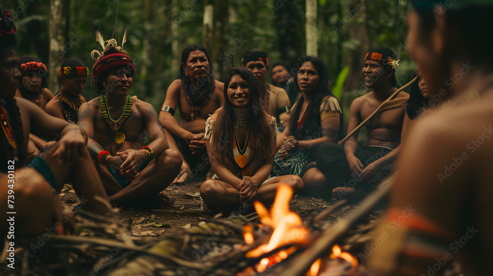 Environmental activists collaborating with indigenous communities to ...