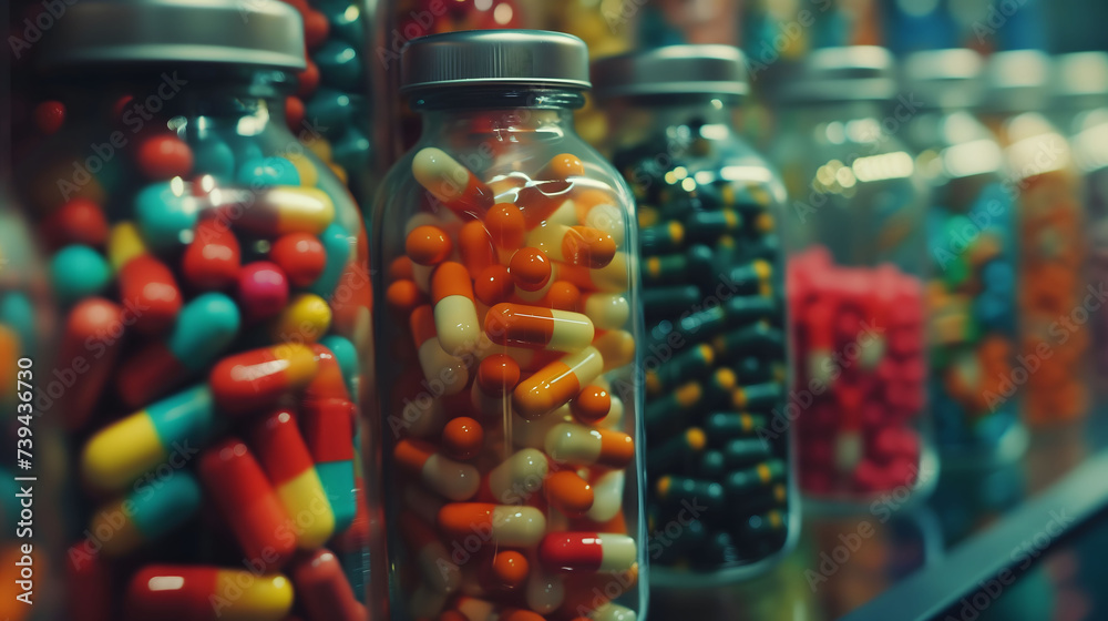 High-Resolution Pharmaceutical Capsules Variety - Health, Medicine, and Drug Concept 4K ...