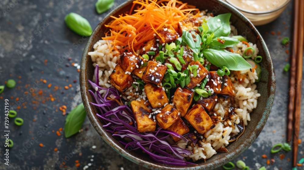 Food with sea veggies. Concept of healthy plant-based edible seaweed ...