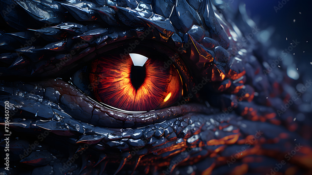 Eye of the fire dragon. The Devil s Gaze. Fantasy creature. Fantasy ...